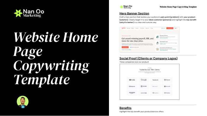 Website Copywriting Template